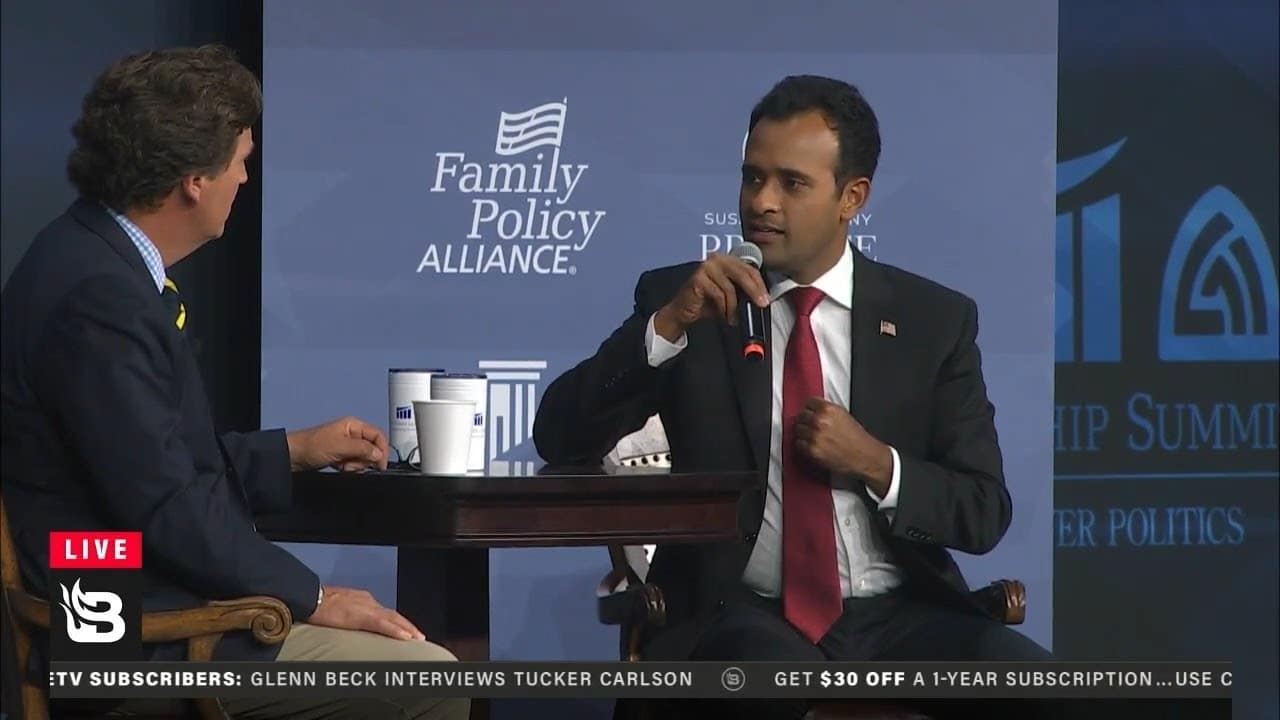 Vivek Ramaswamy Speaks With Tucker Carlson at the 2023 Family ... Vivek Ramaswamy Speaks With Tucker Carlson at the 2023 Family ...